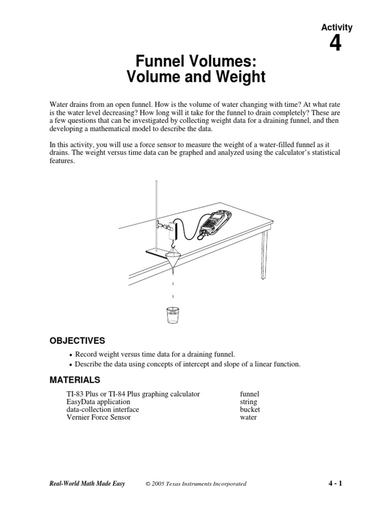 Funnel Volumes | PDF | Regression Analysis | Teaching Mathematics