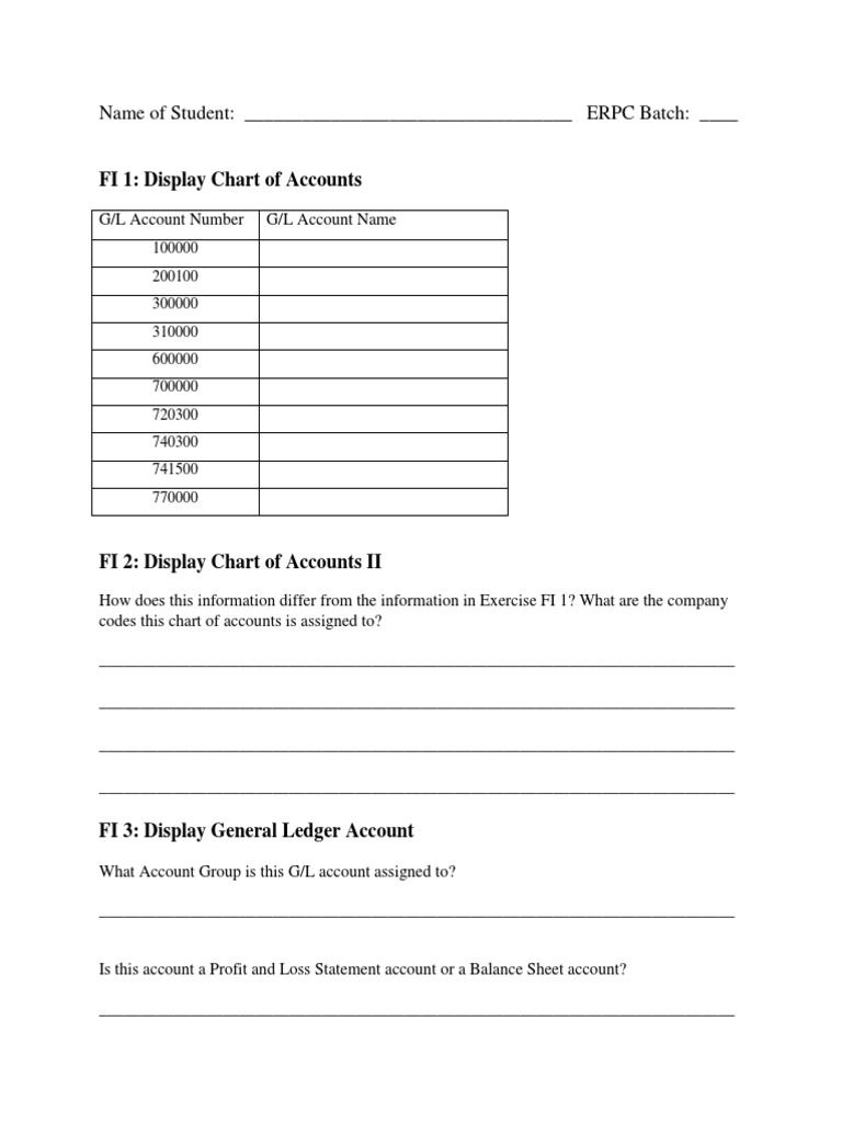 FI Exercise Sheet PDF | PDF