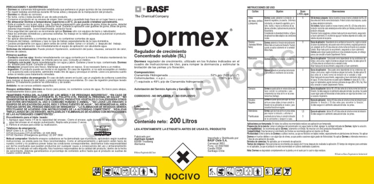 Dormex 22-12-2010.pdf | Agua | Bienestar