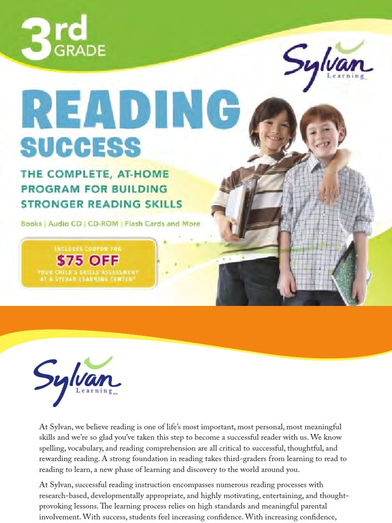 Third Grade Reading Success Complete Learning Kit by Sylvan Learning ...