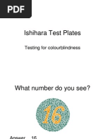 Ishihara 24 Plate Chart | PDF | Visual Impairment | Color
