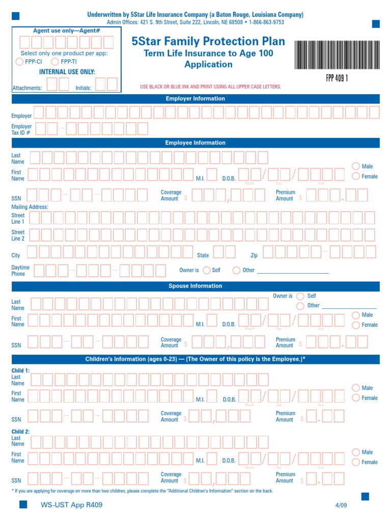 5star Family Protection Plan: Term Life Insurance To Age 100 ...
