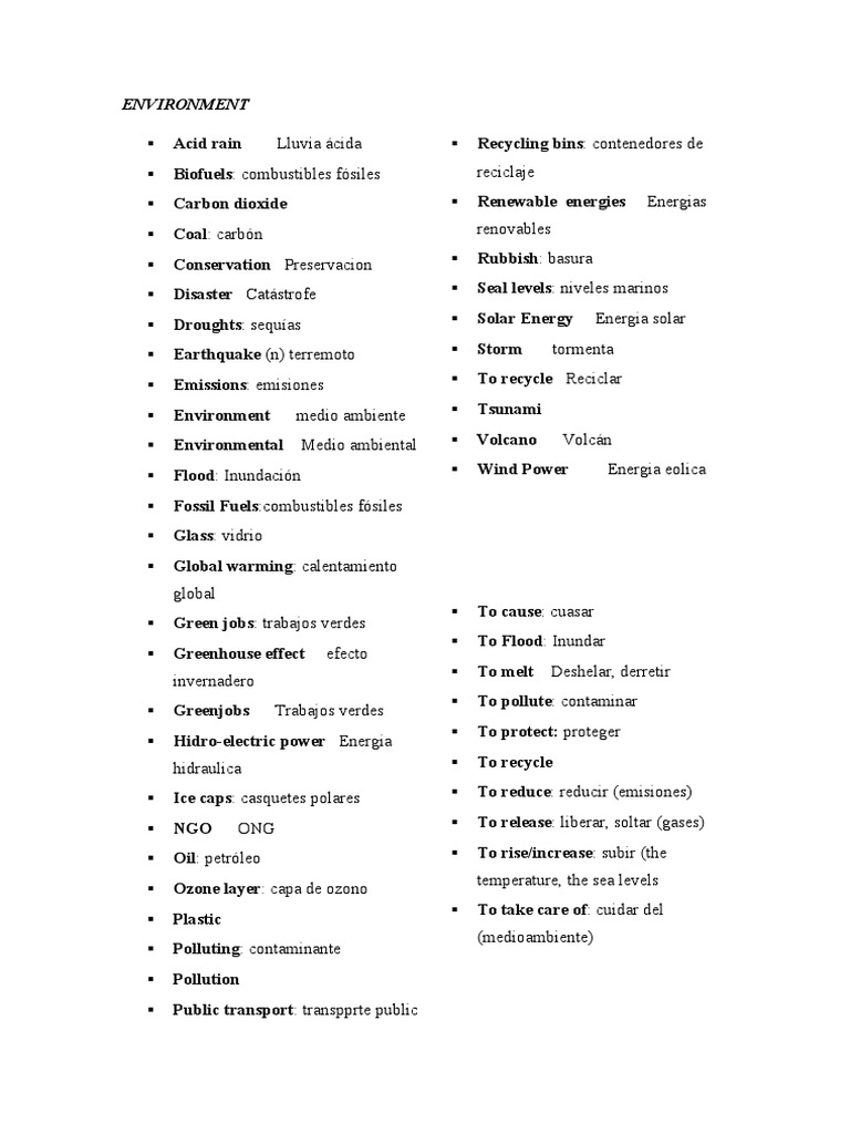 Environment | PDF