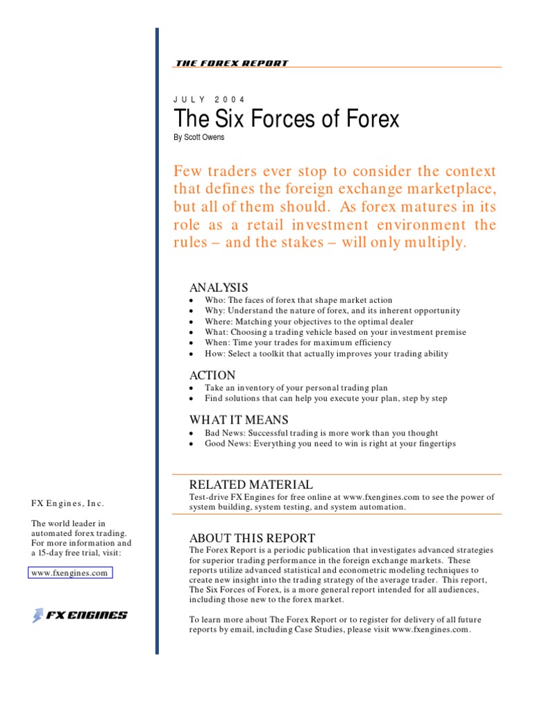 Six Forces of Forex | Download Free PDF | Foreign Exchange Market ...