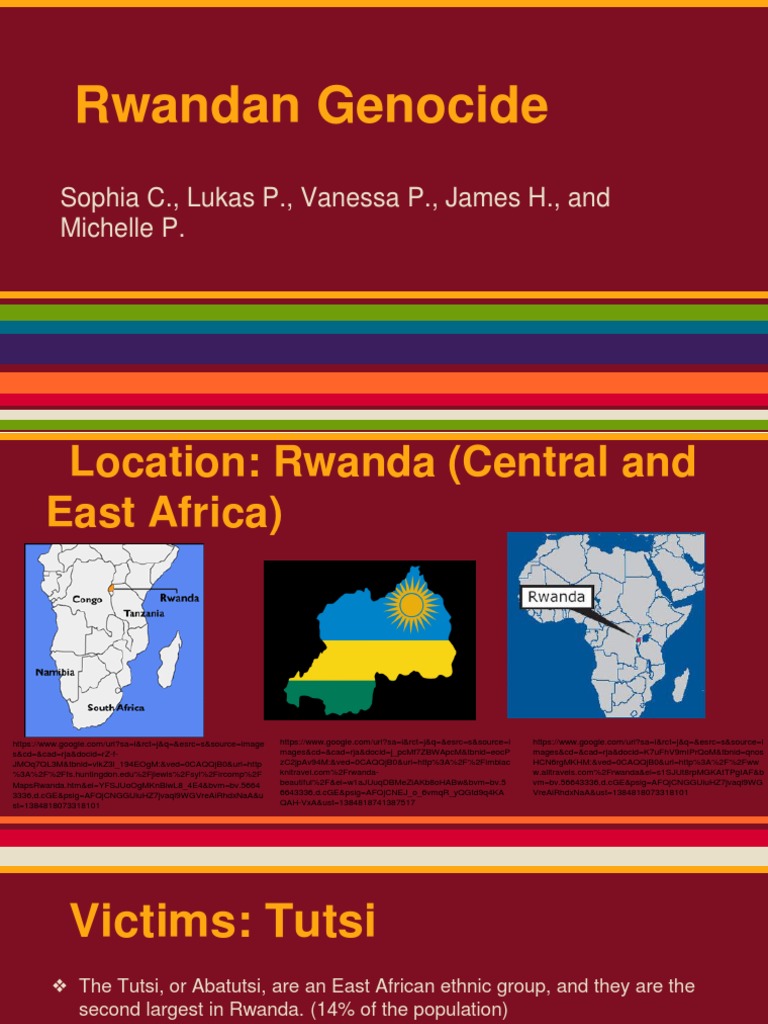 Rwandan Genocide Presentation | PDF | Hutu | Tutsi