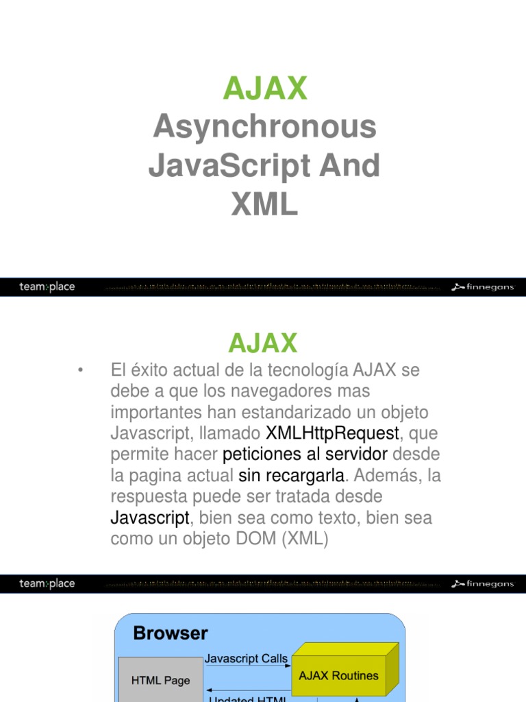 Ajax | PDF | Ajax (Programación) | Script Java