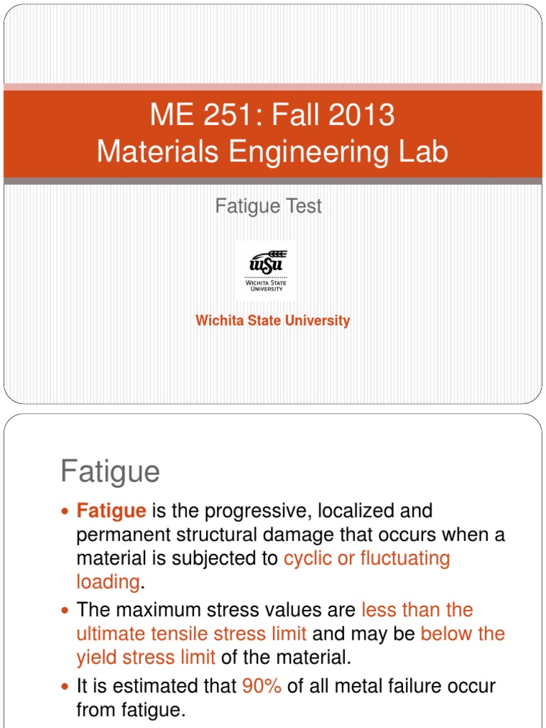 Analysis of Fatigue Failure Mechanisms and Factors Affecting Fatigue ...