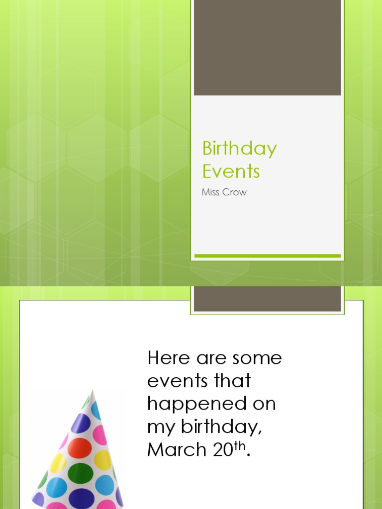 Birthday Project | PDF