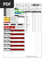 D20 Modern Character Sheet | PDF | D20 System | Tabletop Games
