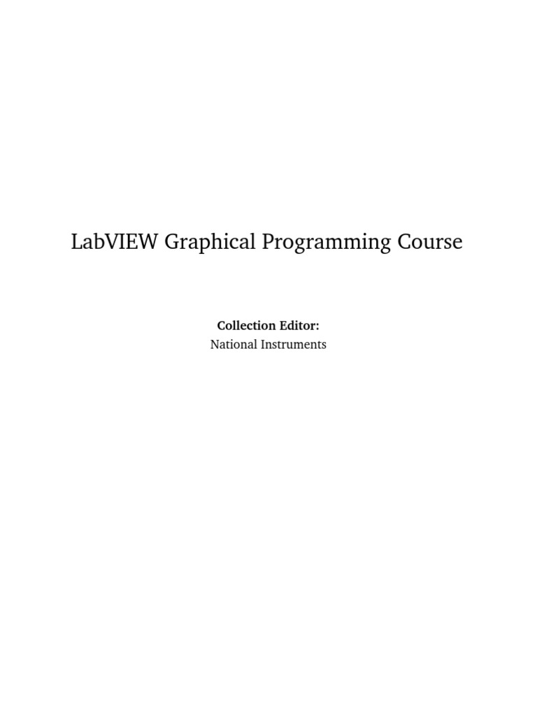 LabView Tutorial | Download Free PDF | Menu (Computing) | Personal ...