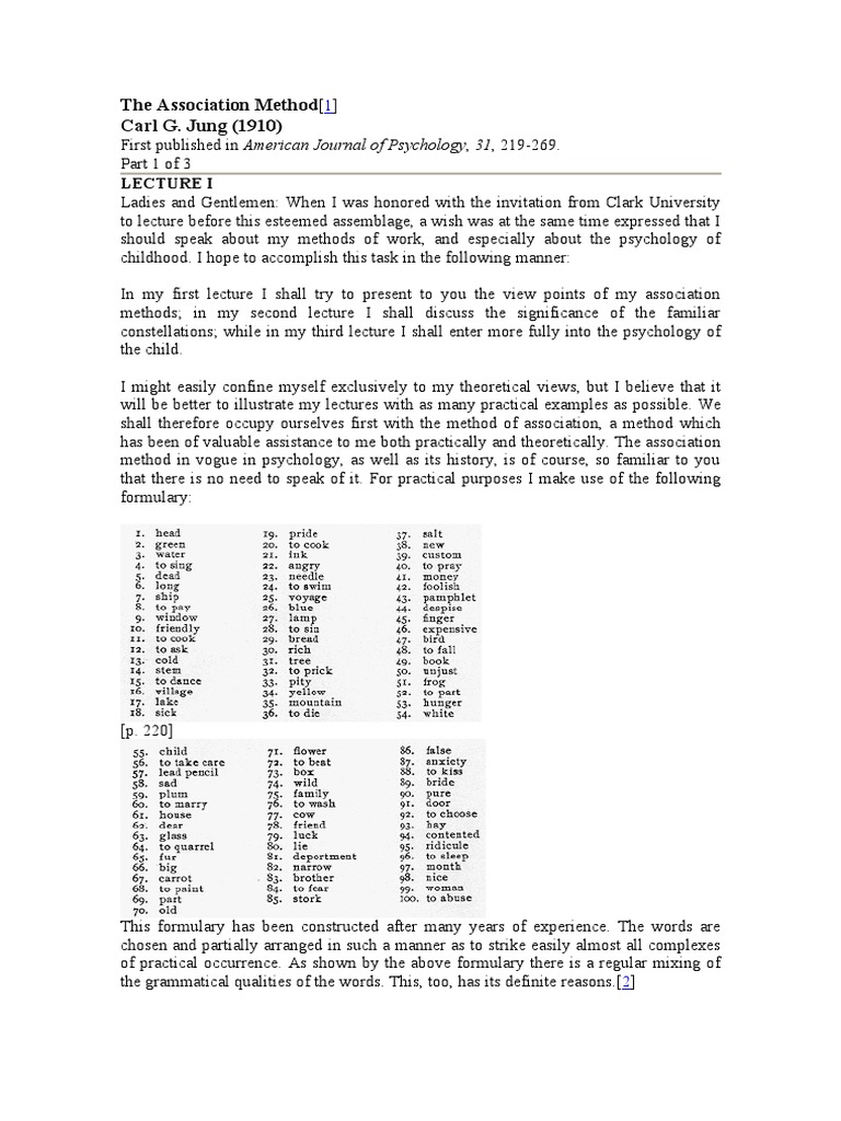 The Association Method | PDF | Philosophy
