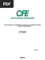 Instalación de Mufa CFE: Requisitos y Guía | PDF | Enchufes y tomas de ...