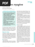 Comprendre le syndrome myogène | PDF | Contraction du muscle | Muscle