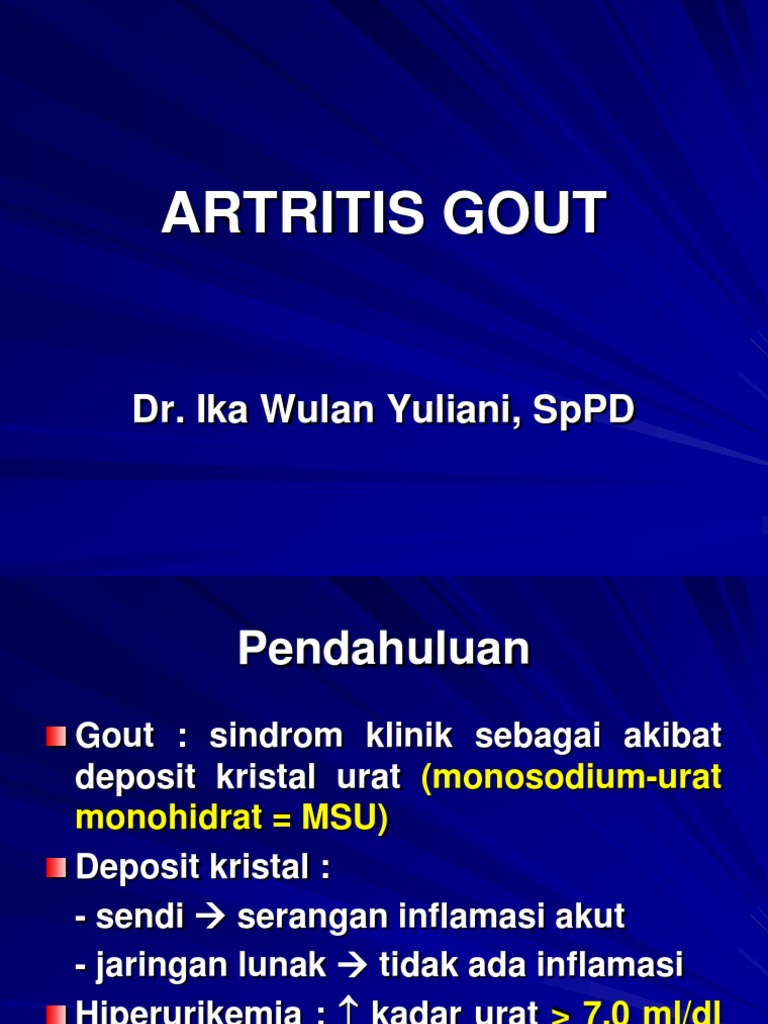 Artritis Gout | PDF