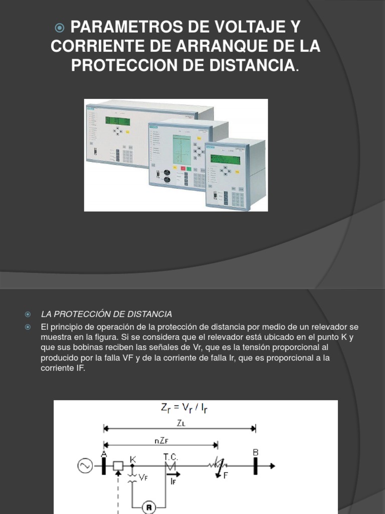 11_parametros de Proteccion de Distancia | Transformador | Impedancia ...
