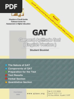 GAT Exam Overview and Preparation Guide | PDF | Multiple Choice | Test ...