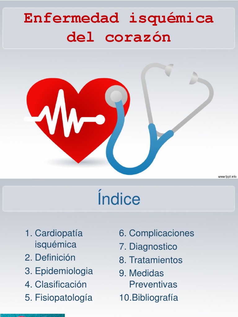 Enfermedad Isquémica del Corazón: Guía Completa | PDF | Infarto de ...