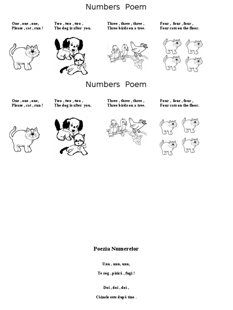 Counting Fun for Kids | PDF | Poetry