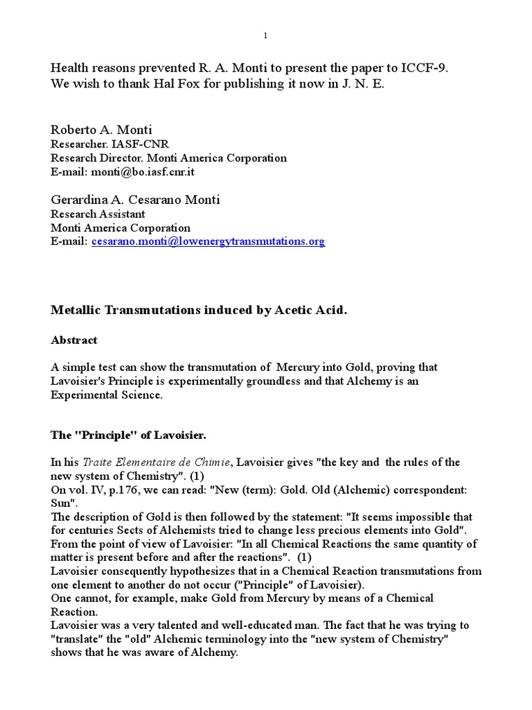 Mercury to Gold: Alchemical Transmutation | PDF | Hermeticism | Alchemy