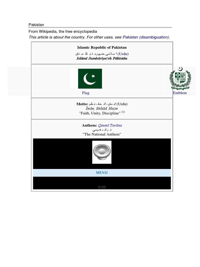 This Article Is About The Country. For Other Uses, See .: Pakistan From ...