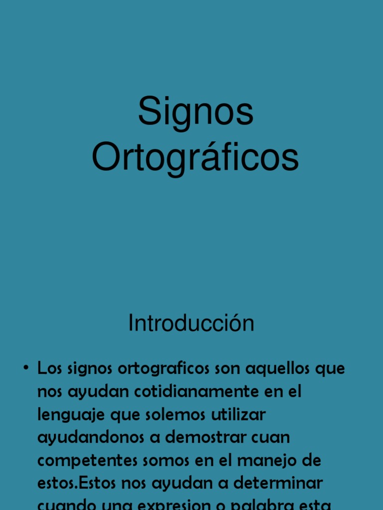 Signos ortográficos y su uso | PDF | Comillas | Puntuación