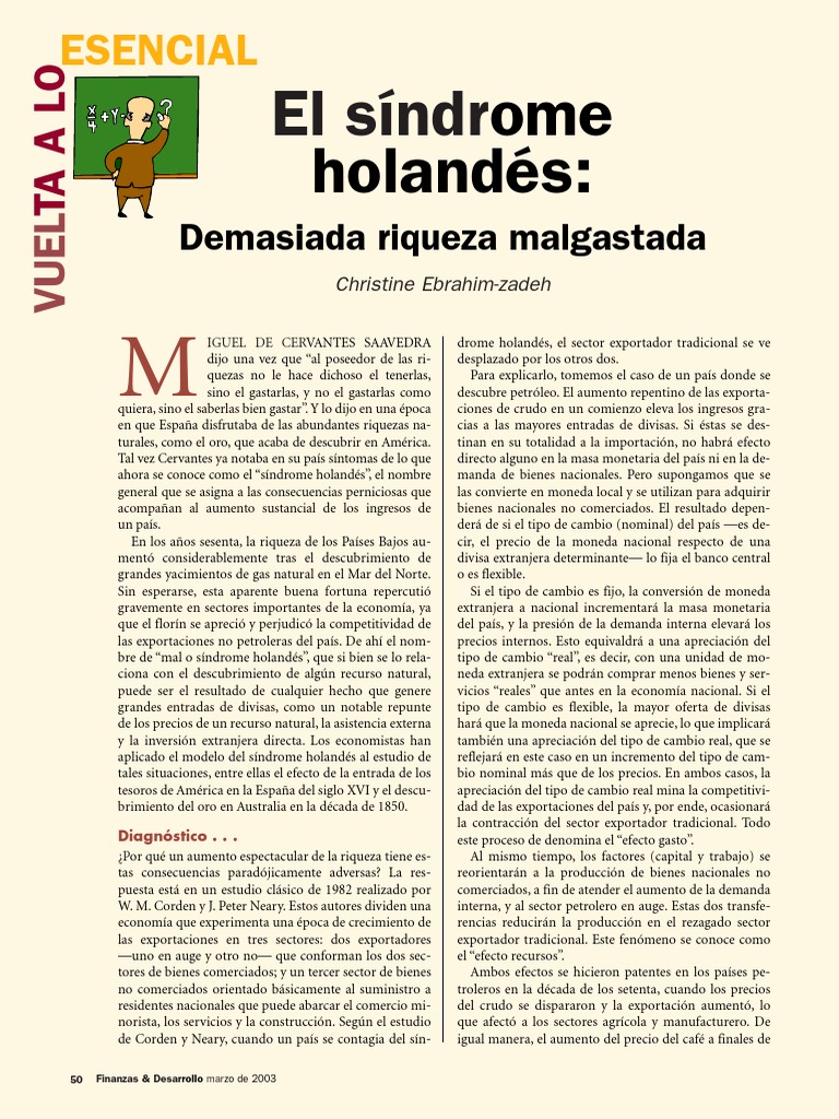 El Síndrome Holandés | PDF
