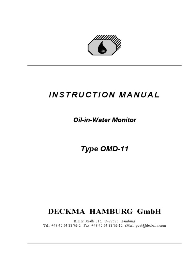 Omd 11 e | PDF | Relay | Pipe (Fluid Conveyance)