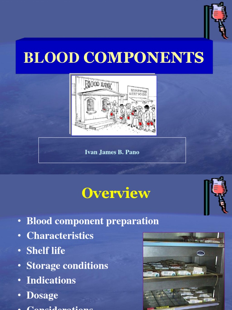 Blood Components | PDF | Blood Transfusion | Platelet