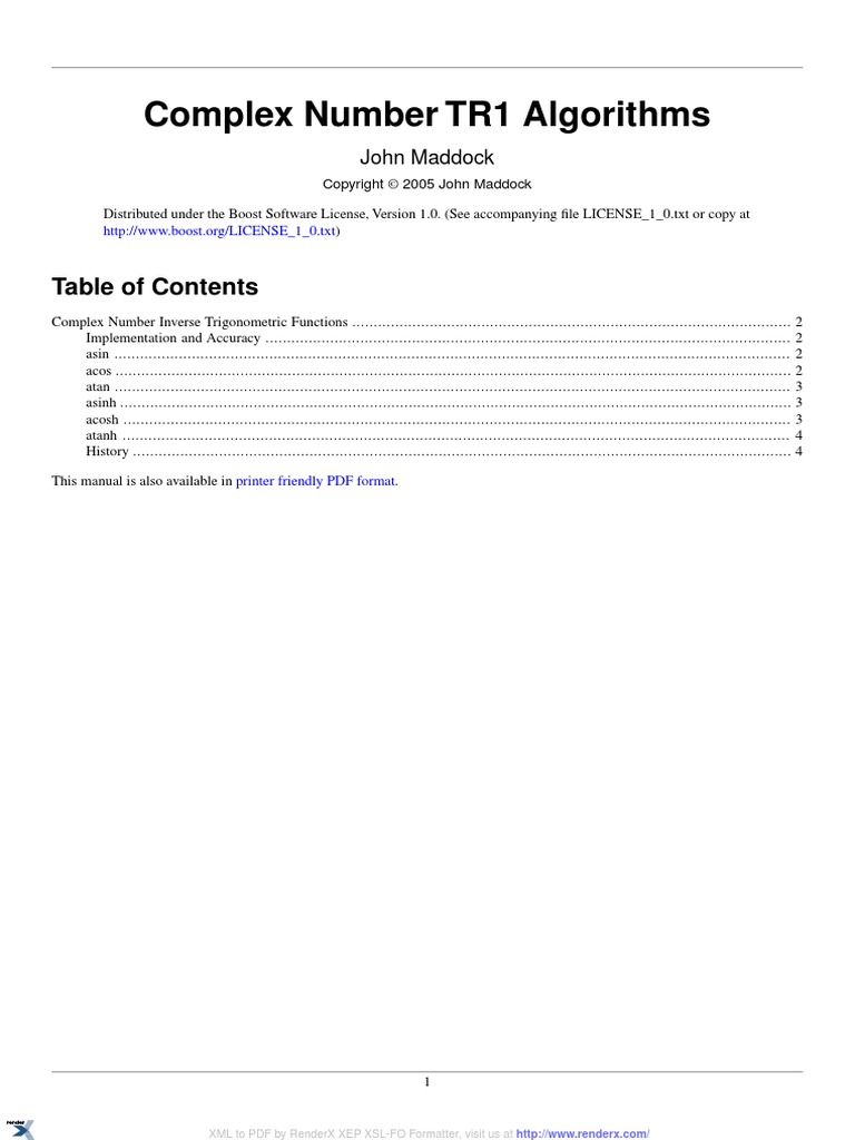 Complex Tr1 | PDF | Complex Analysis | Mathematical Concepts