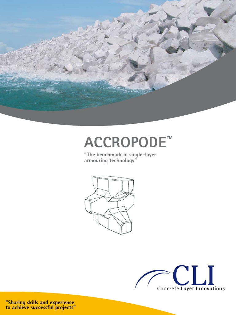 ACCROPODE™ Brochure | PDF | Concrete | Engineering