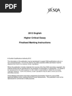 AQA Unseen Poetry Mark Scheme | PDF | Cognition