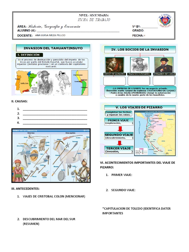 Viajes de Francisco Pizarro: Resumen y Análisis | PDF