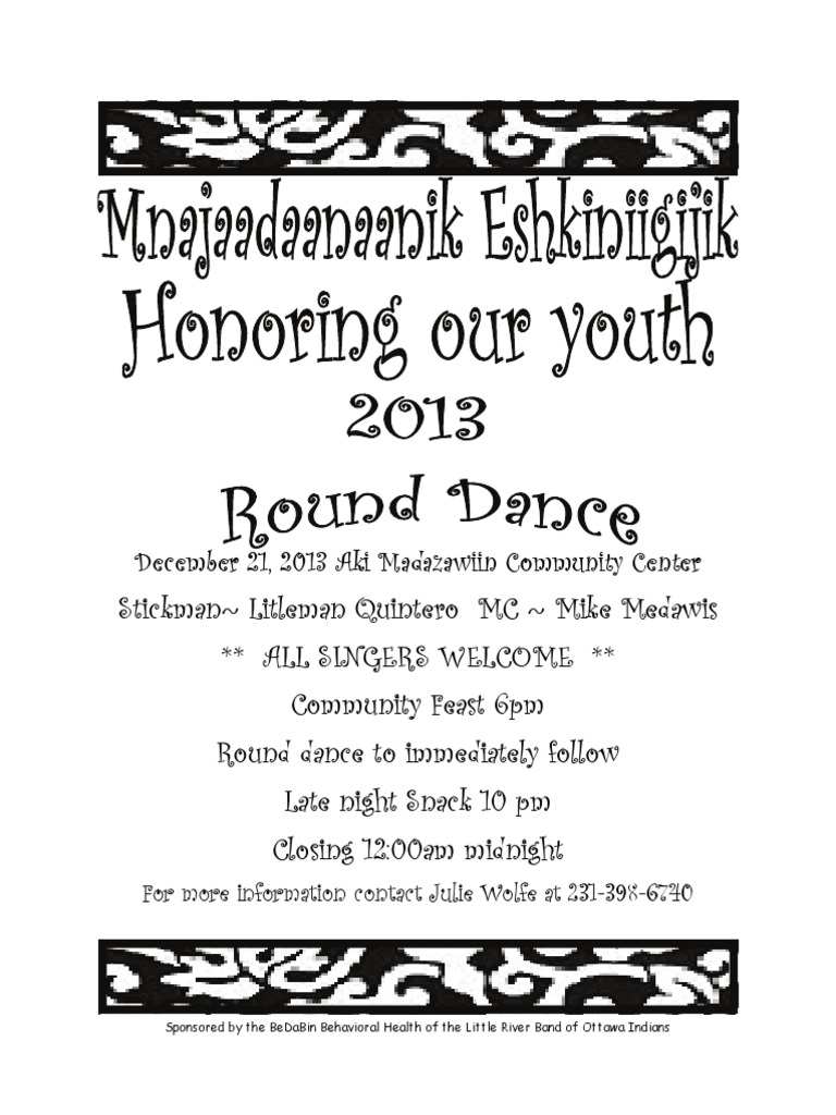 Community Feast and Round Dance Event | PDF