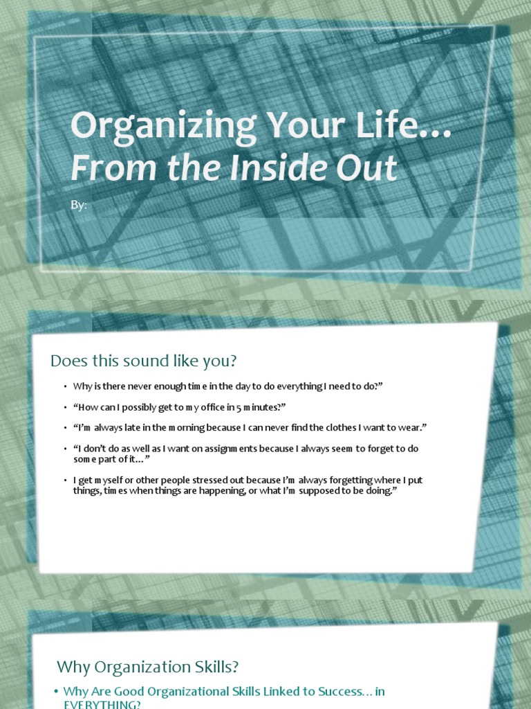 Organizing Your Life Effectively | PDF | Computing | Software