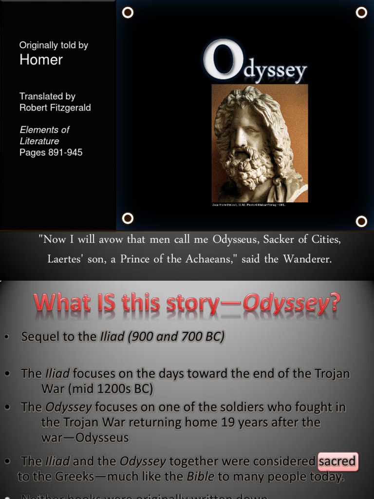 Introduction PowerPoint | PDF | Odyssey | Odysseus