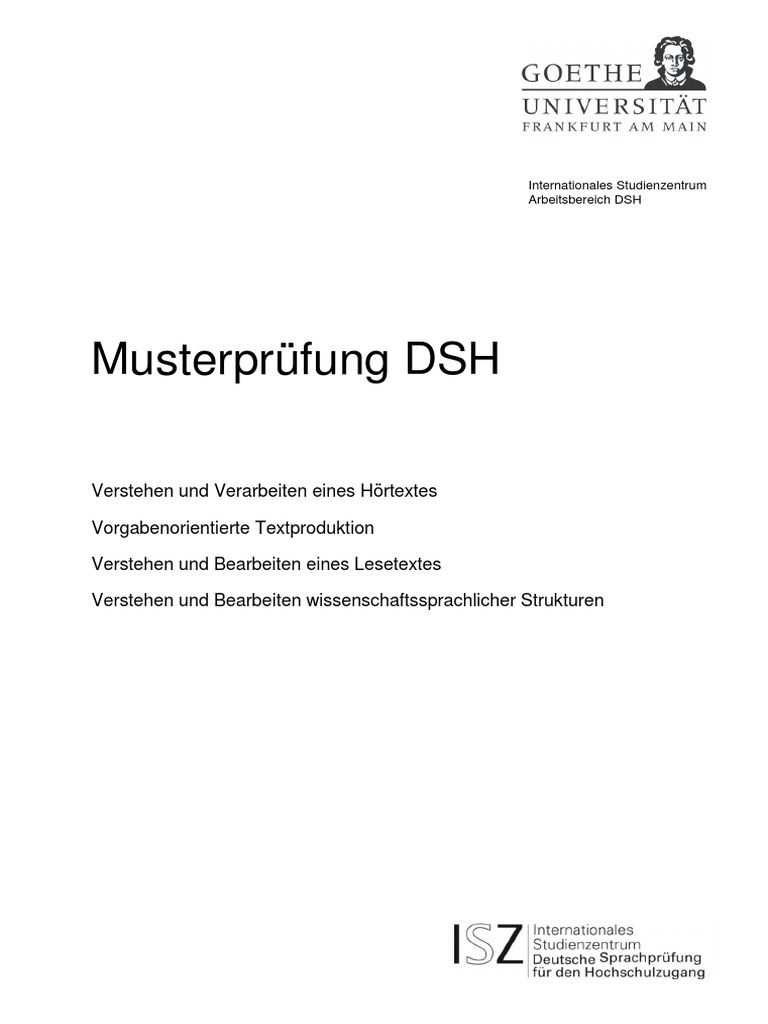 DSH Test | PDF