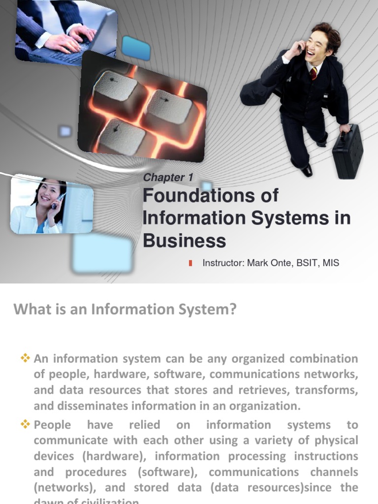 MIS Laudon Chapter 1 - Foundations of Is in Business | PDF ...