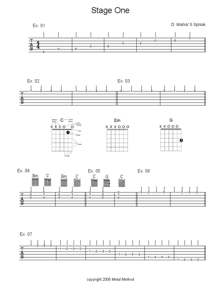 Doug Marks Metal Method Stage One | PDF
