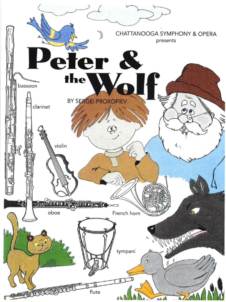Peter and The Wolf Coloring Book | PDF