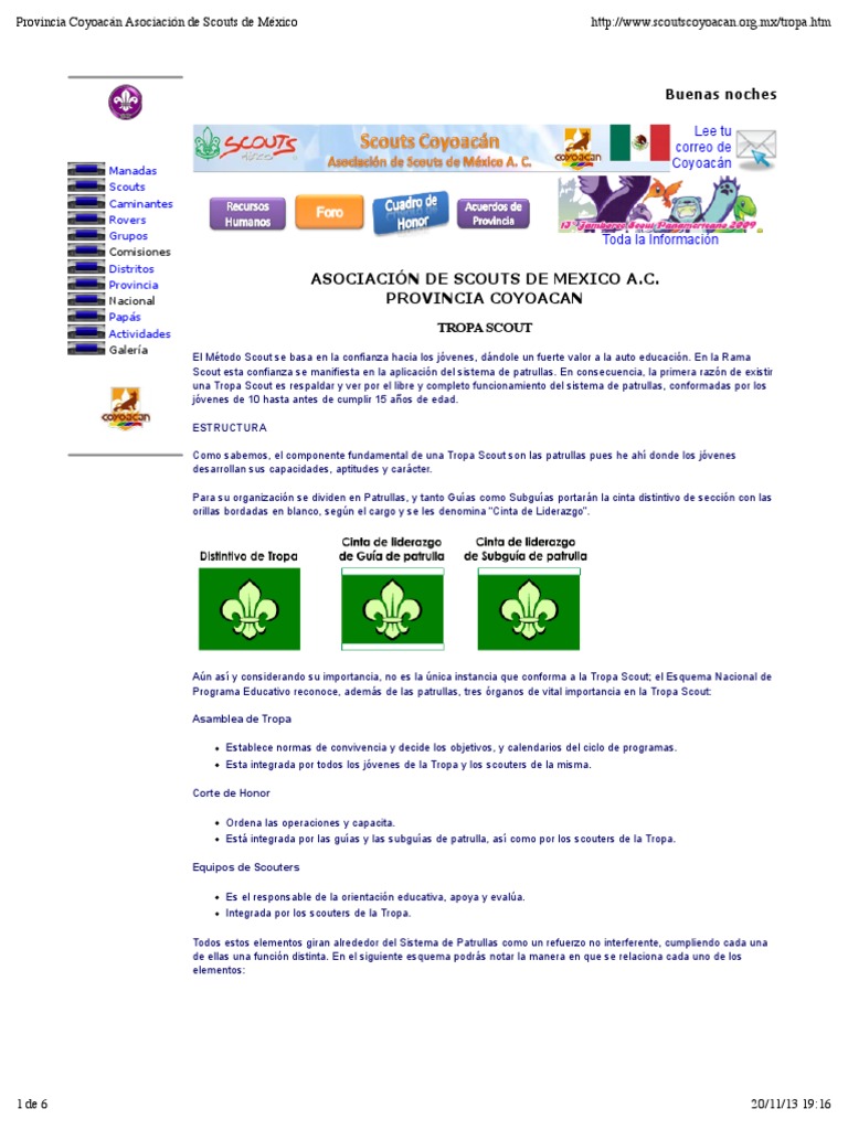 Tropa Scout.pdf | Exploración | Juventud