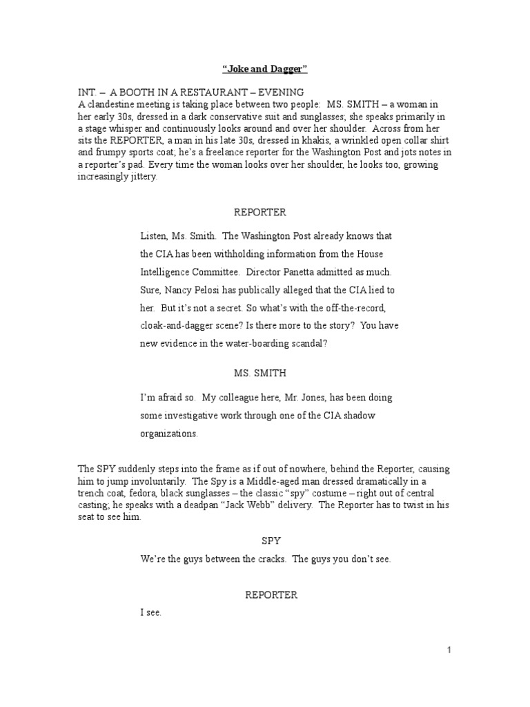 CIA Sketch2 | PDF | Espionage | Waterboarding