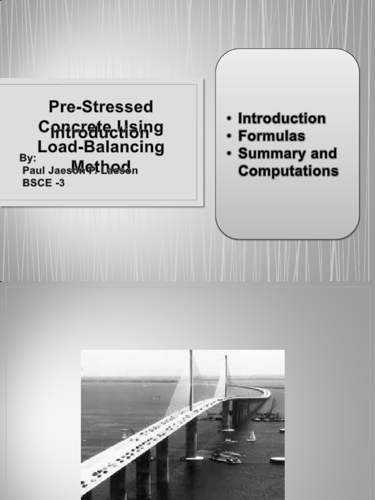 Load Balancing in Prestressed Concrete | PDF | Beam (Structure ...