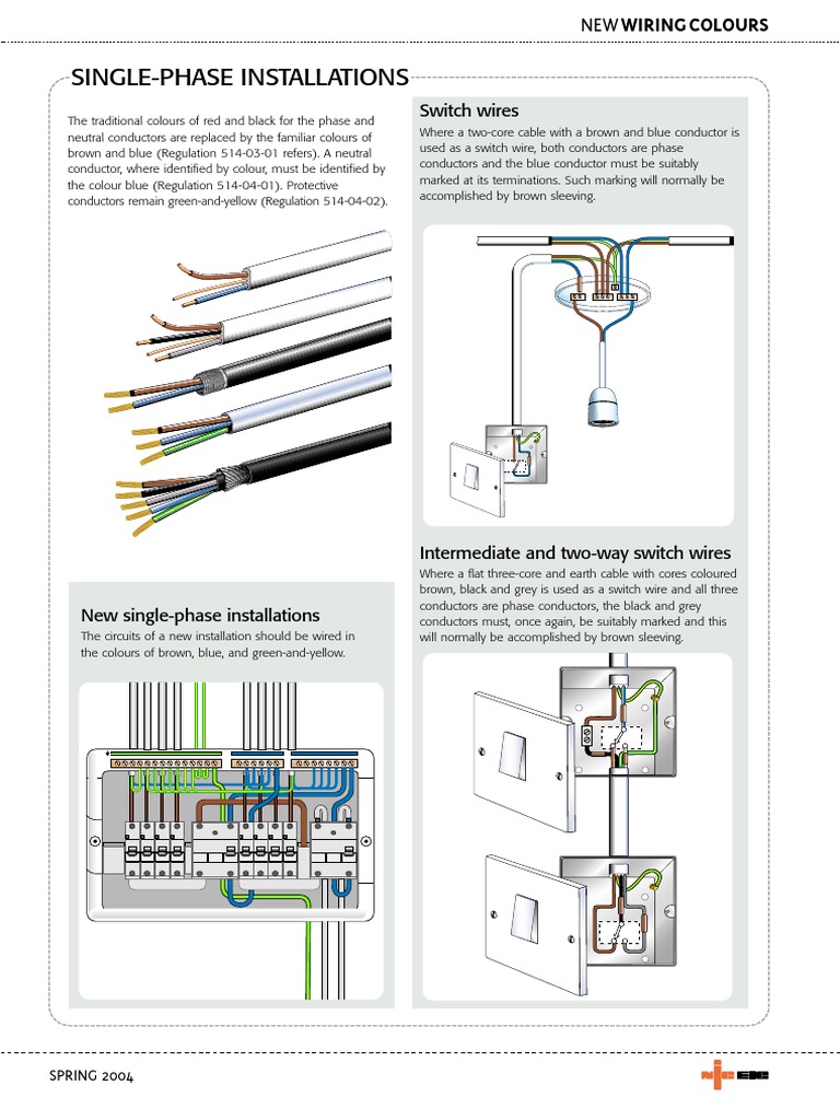 Switch Wire Color Coding Guide | PDF