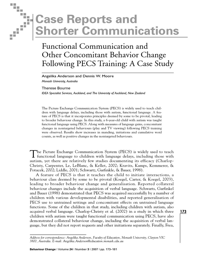 Example of N 1 Report | PDF | Autism | Psychological Concepts