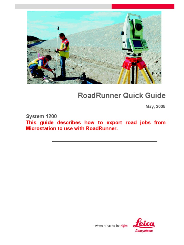 RoadRunner Manual | PDF | Computer File | Menu (Computing)