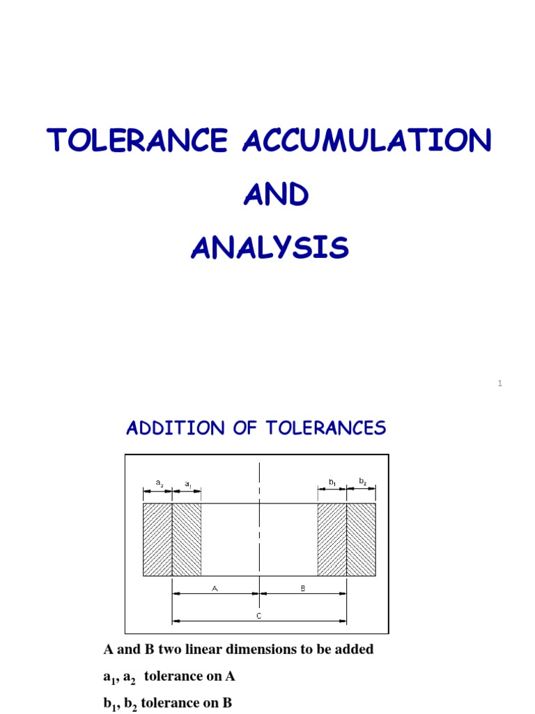 Tolerance Accumulation and Analysis (GD&T) | Engineering Tolerance ...