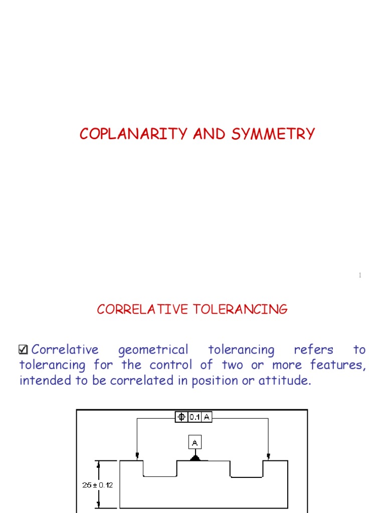 Coplanarity & Symmetry- GD&T | Engineering Tolerance | Space