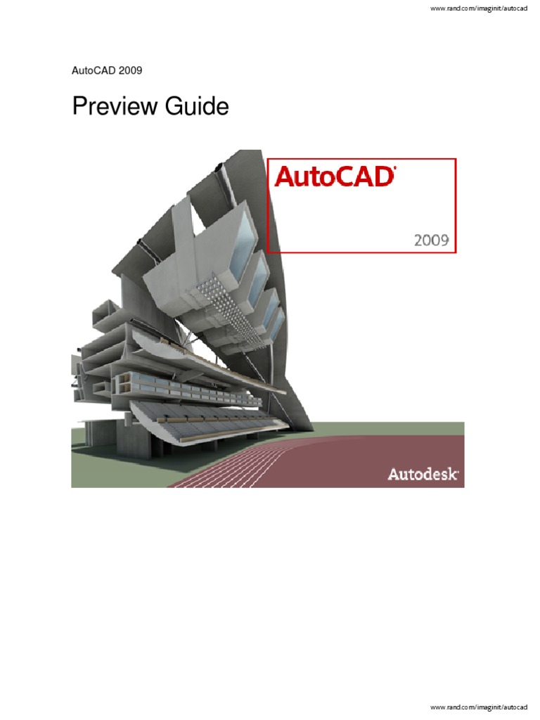 Autocad 2009 GUIDE | PDF | Menu (Computing) | Tab (Gui)