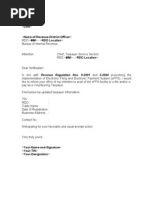 BIR Closure Letter | PDF | Business