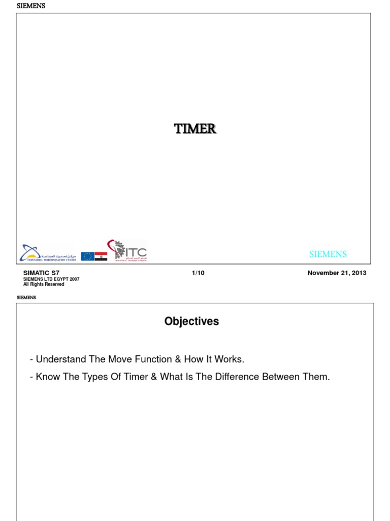 Timer: Siemens | PDF | Binary Coded Decimal | Electrical Engineering
